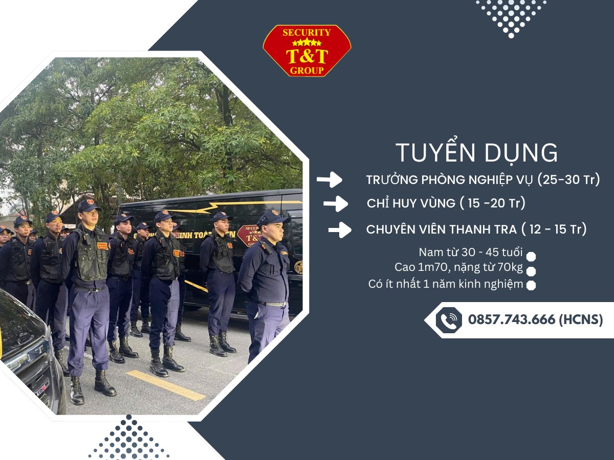 TIN TỨC TUYỂN DỤNG THÁNG 6/2025 | Bảo An T&T